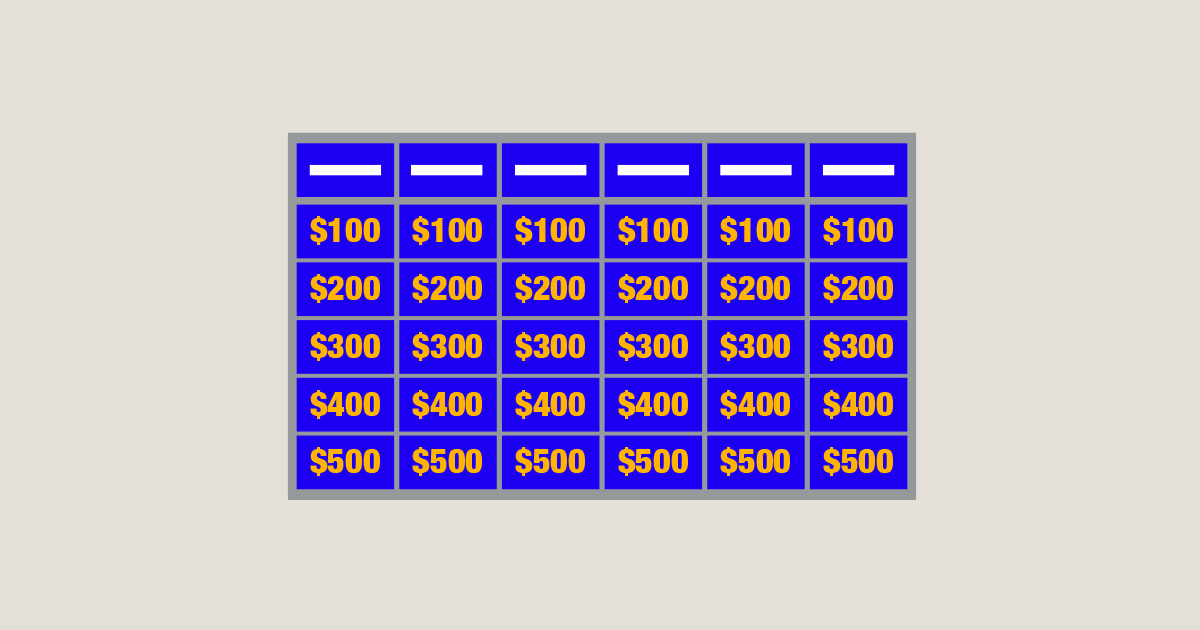 Playing Jeopardy In Class A Tribute To Alex ESL Library Blog