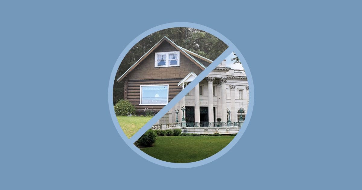 Cabin or Mansion? – Photo Prompts – Ellii (formerly ESL Library)